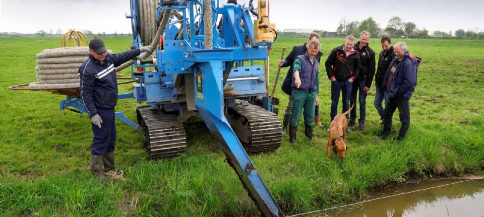 Onderwaterdrainage moet inklinken veen vertragen - Nieuwe Oogst